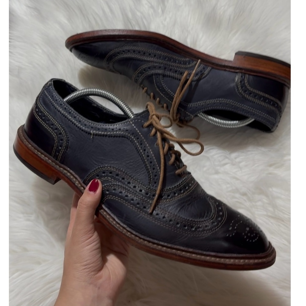Allen Edmonds Rare Blue Wingtip - Gem